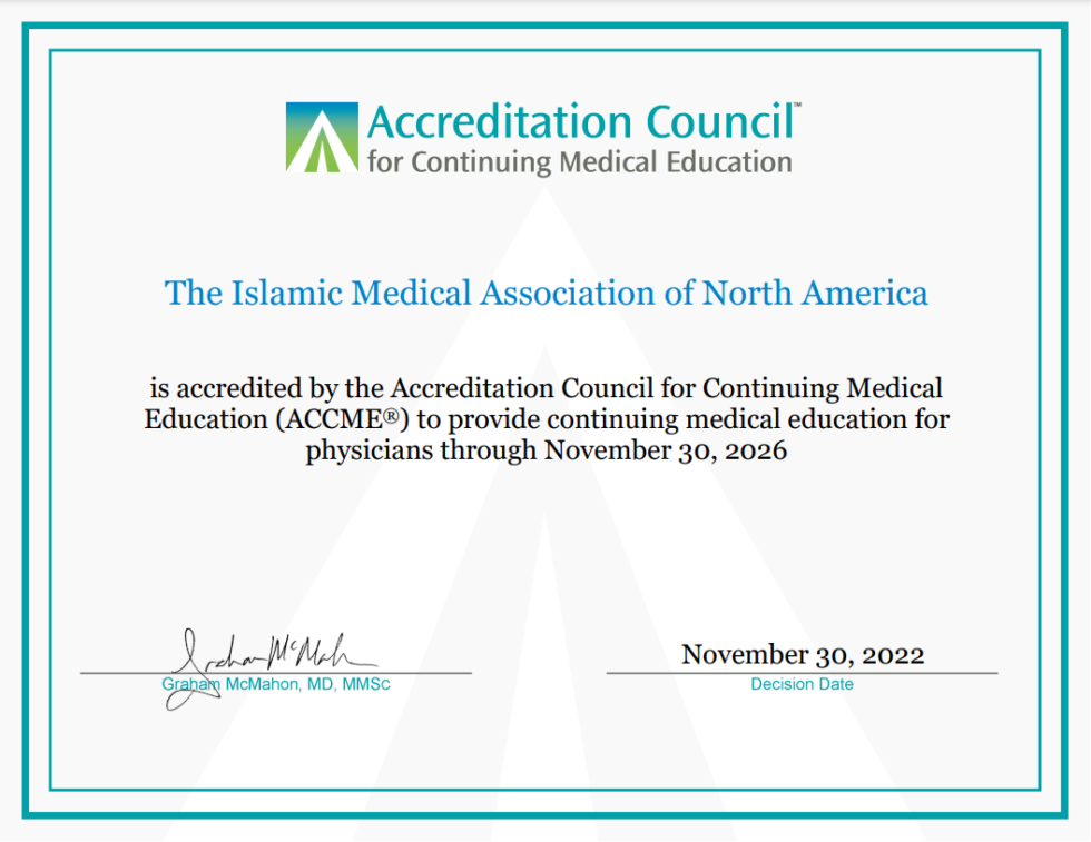 CME - IMANA - Continuing Medical Education to improve patient care